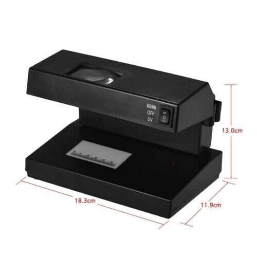 Portable Desktop Counterfeit Bill Detector Cash Currency Notes Checker ...