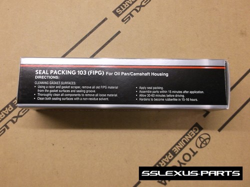 Lexus / Toyota OEM Genuine Oil Pan Black LIQUID GASKET FIPG - Seal ...