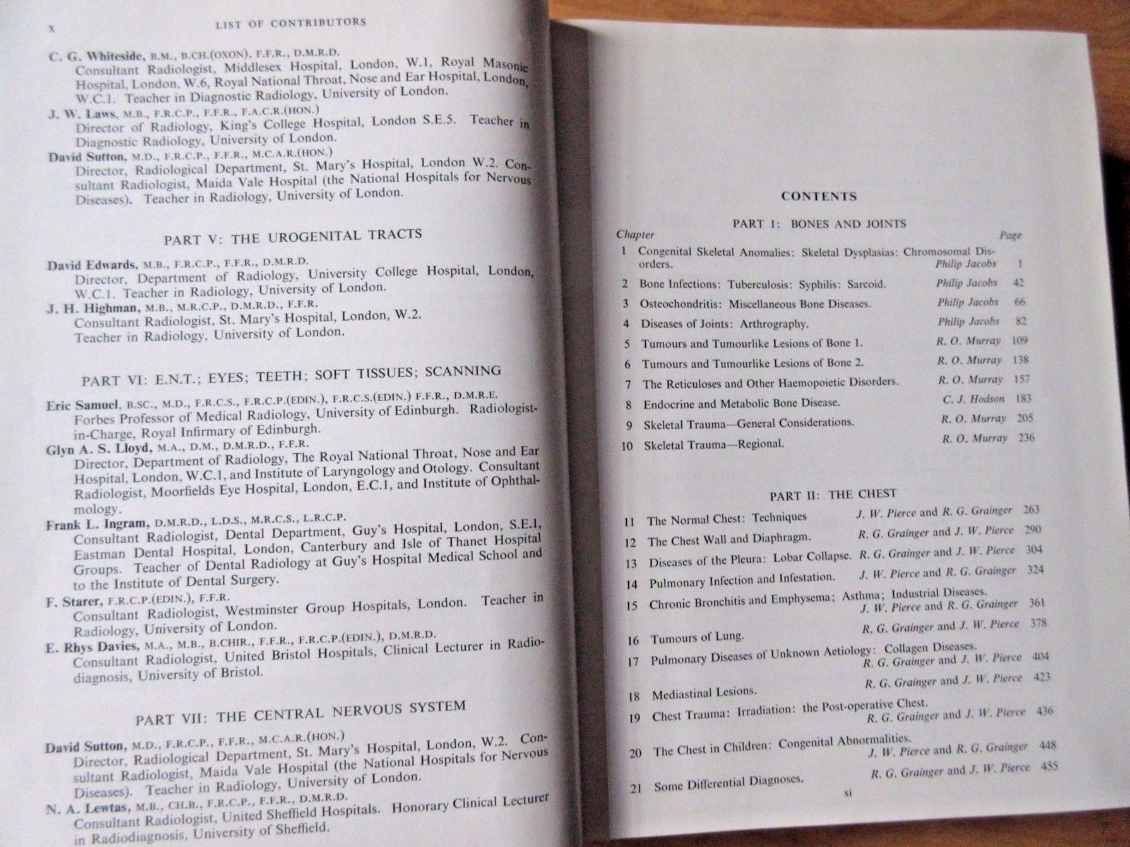 Textbook of Radiology David Sutton HC 1975 | eBay