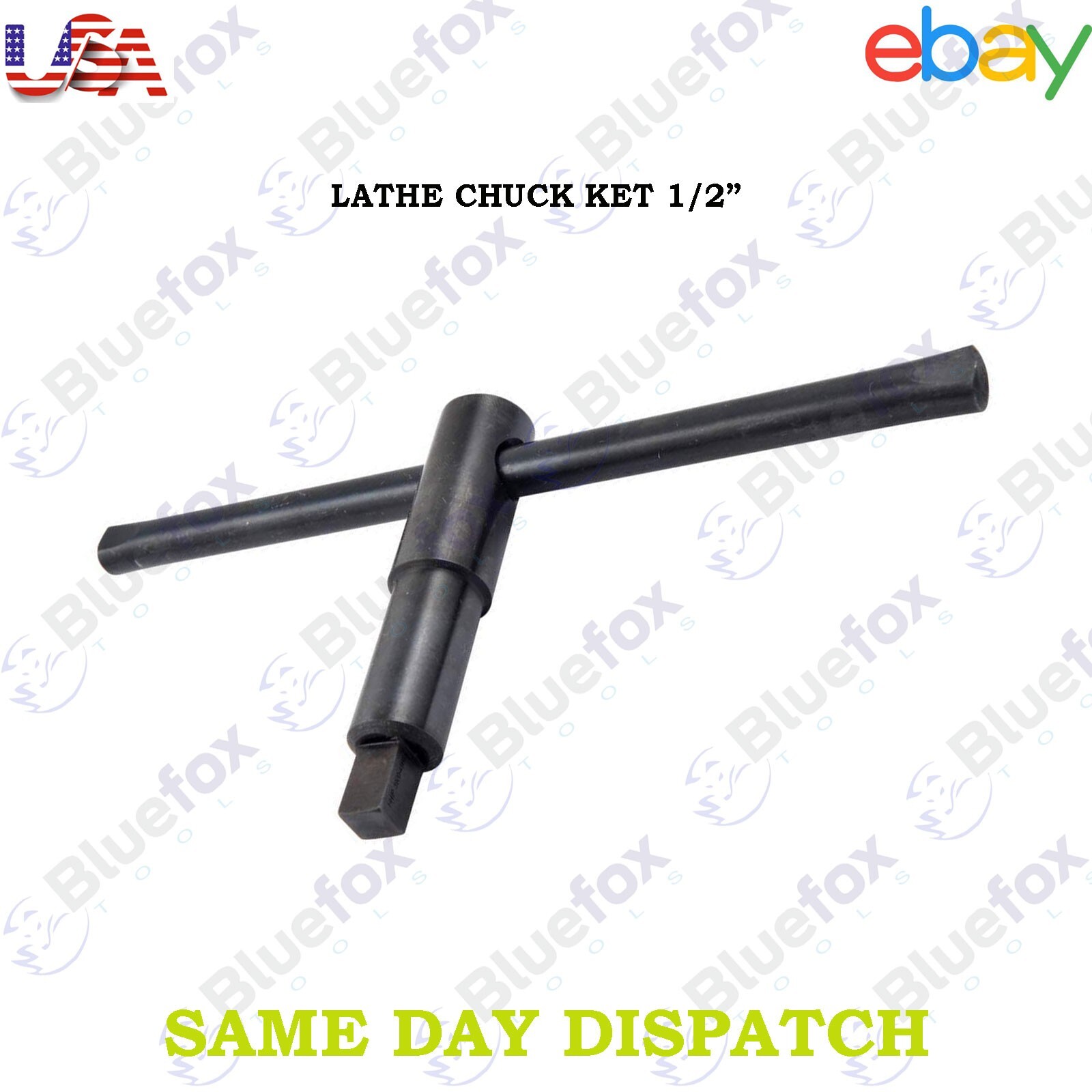 Lathe Chuck Wrench 1/2" Square Head Key Spanner Tool | eBay