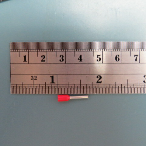 PHOENIX CONTACT 3200182 Qty of 150 per Lot CONN FERRULE DIN 18AWG RED ...