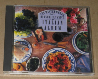 CBS Masterworks Dinner Classics: The Italian Album - Audio CD - GOOD+ ...