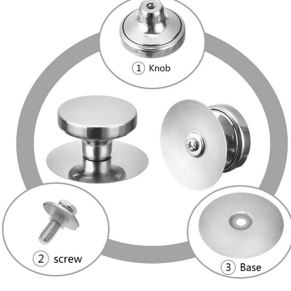 Home Pot Pan Lid Household Hardware Fasten The Suction Cup Lock The ...