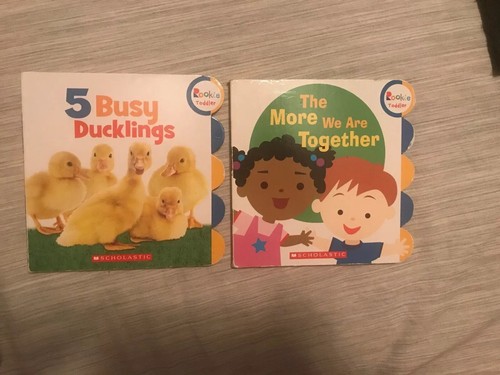 THE MORE WE ARE TOGETHER SCHOLASTIC ROOKIE TODDLER BOARD BOOK + 5 BUSY ...