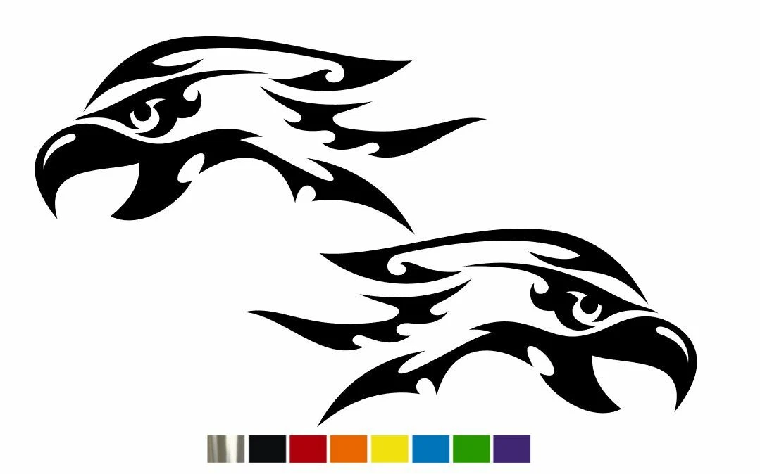 Tribal Eagle Head