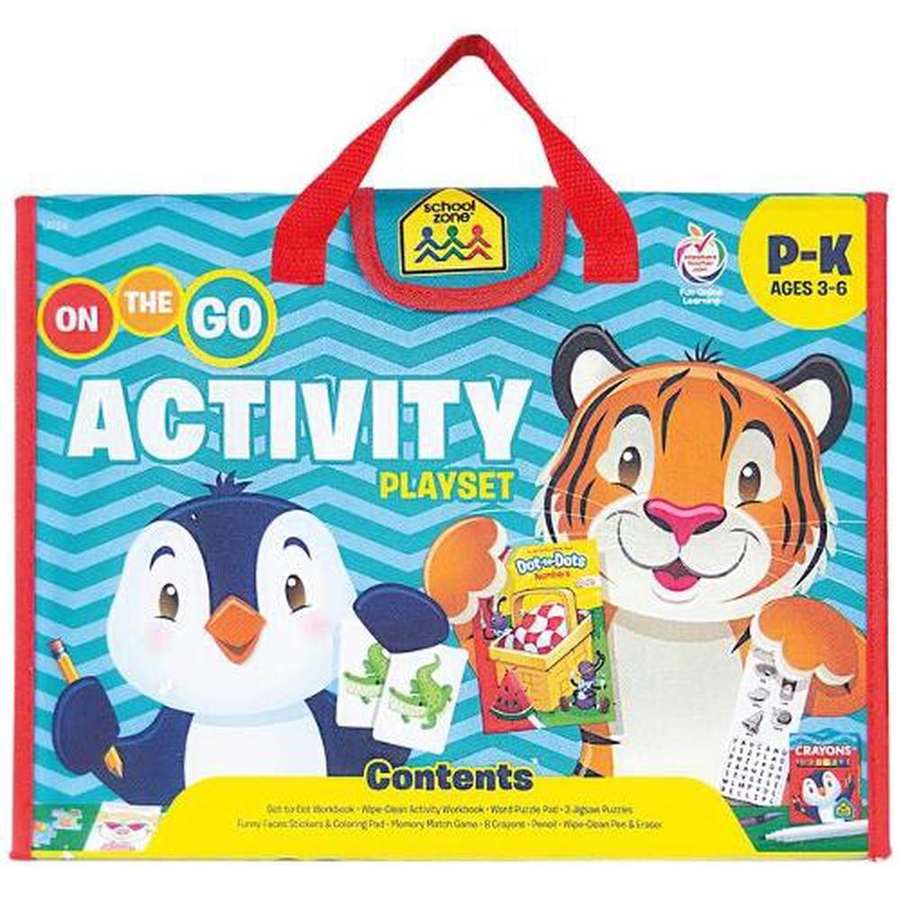 School Zone on the Go Activity Learning Playset by School Zone ...