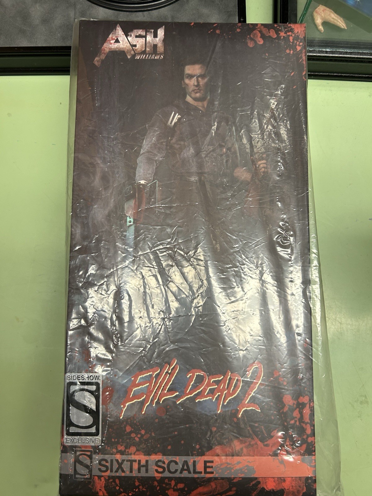 1/6 Sideshow Evil Dead 2 Ash Williams Exclusive Version Double Boxed US ...