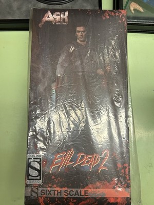 1/6 Sideshow Evil Dead 2 Ash Williams Exclusive Version Double Boxed US ...