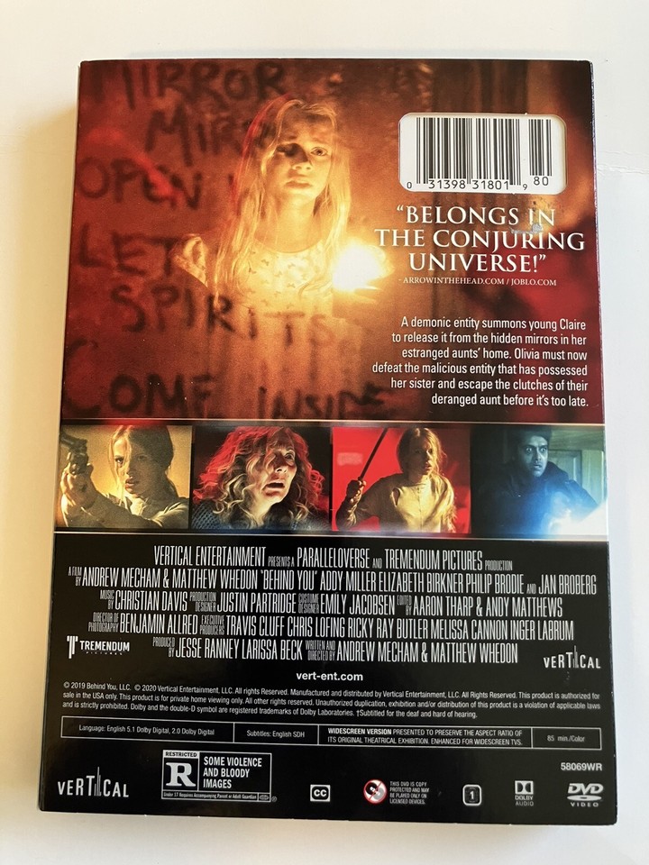 Behind You dvd Addy Miller Elizabeth Birkner Philip Brodie Jan Broberg ...