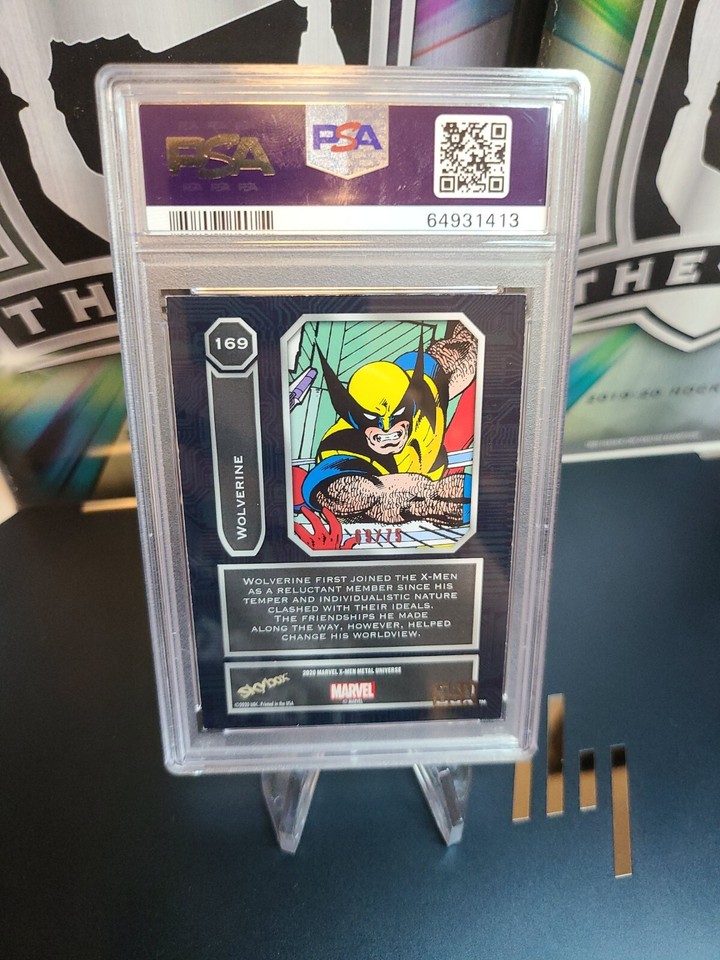 2021 Upper Deck Marvel X-men Metal Pink Wolverine #69 /75 PSA 7 high ...