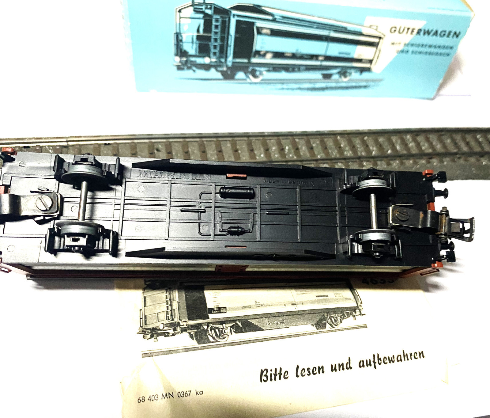 Primex-Märklin BR81, Mod.3196, DB-Dampflok, OVP + 2 Güterwagen ...