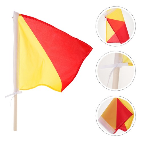 2pcs Training Flags 35x35cm Bright Signal Flags for Sports and | eBay
