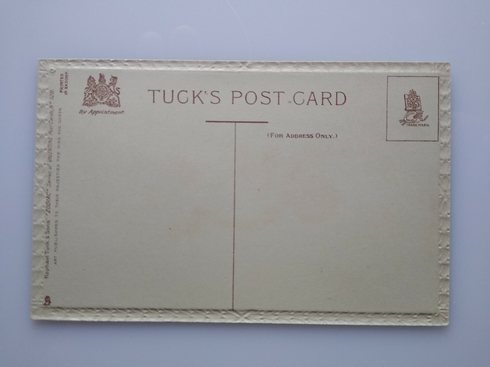 Tuck Postcard Dwig Signed Victorian Lady April Zodiac Taurus Series 128 ...