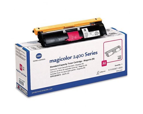 New ! Genuine Konica Minolta QMS 2400W 2430DL 2500W Toner Magenta ...