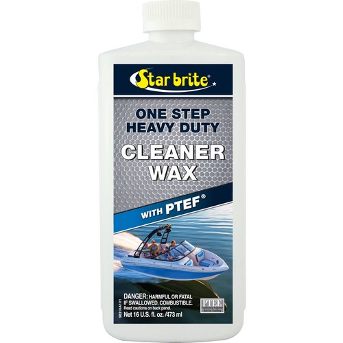 Star Brite One Step MARINE HEAVY DUTY CLEANER WAX w/ PTEF Cleans Shines ...