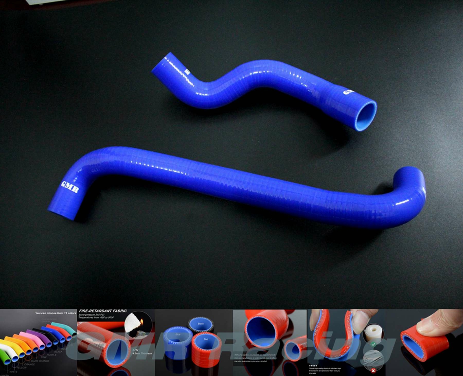 3PLYBlue Silicone Radiator Coolant Hose Fit Corvette C5 5.7L V8 1997 ...