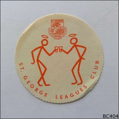 St George Leagues Club Coaster (B404) | eBay Australia