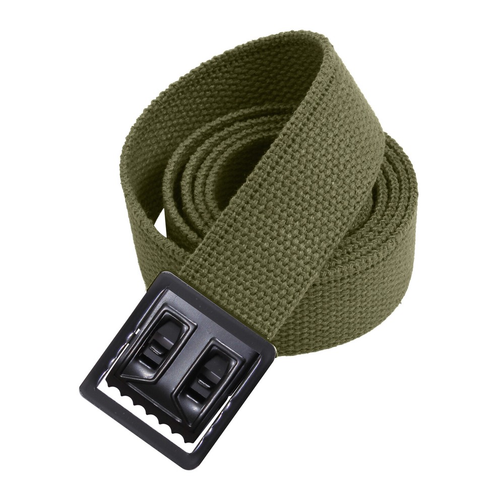 Solid Color Belts w/ Open Face Buckle - Cotton Belt | eBay