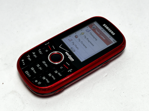Samsung Intensity Verizon Red Cell Phone Slider Keyboard SCH-U450 | eBay