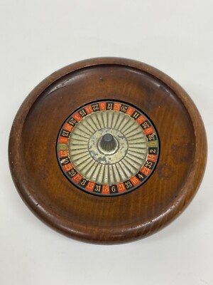 Wooden Mini Roulette Wheel Vintage | eBay