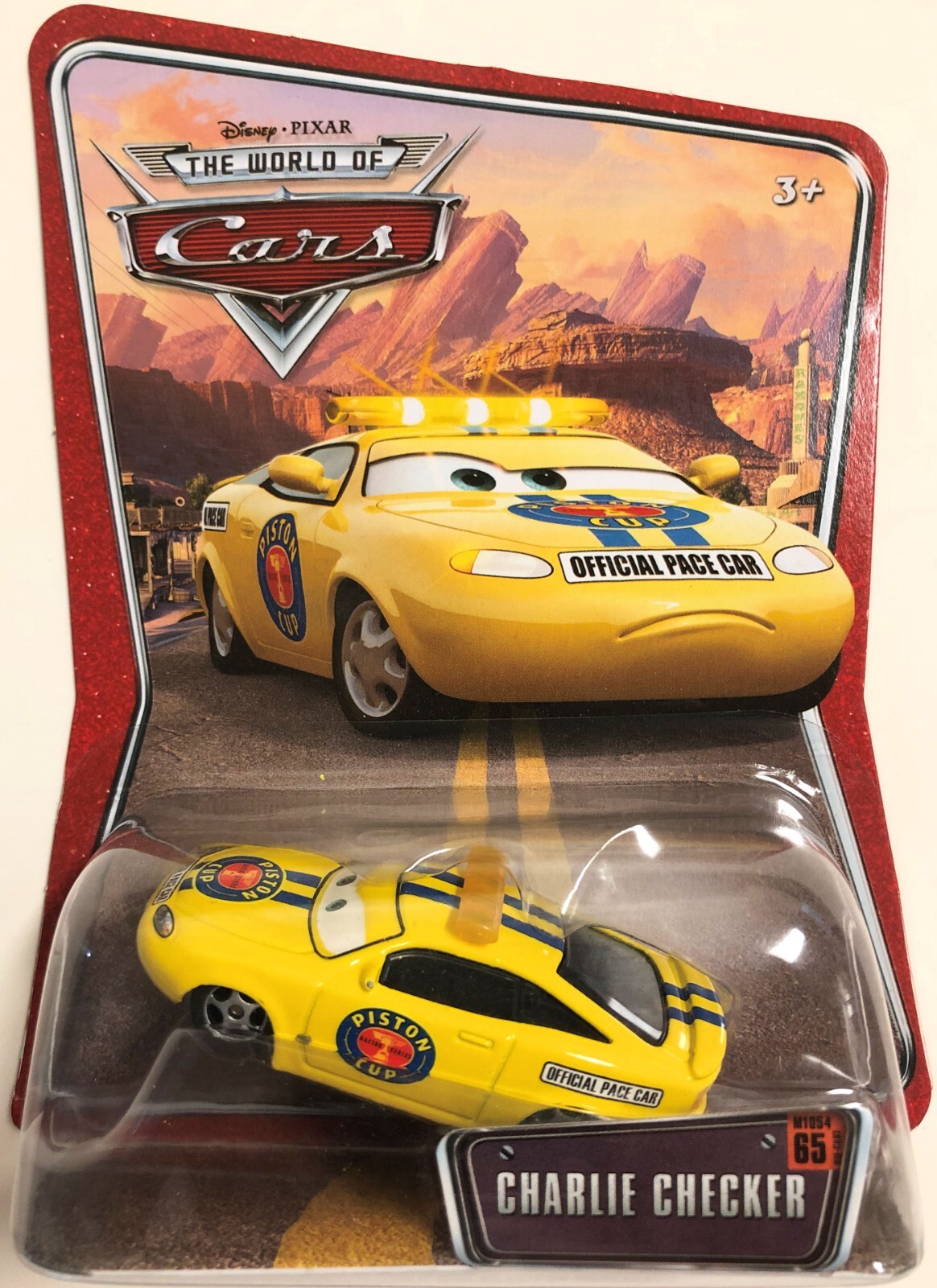 Disney Pixar World of Cars Charlie Checker! #65! Mint Card! Free ...
