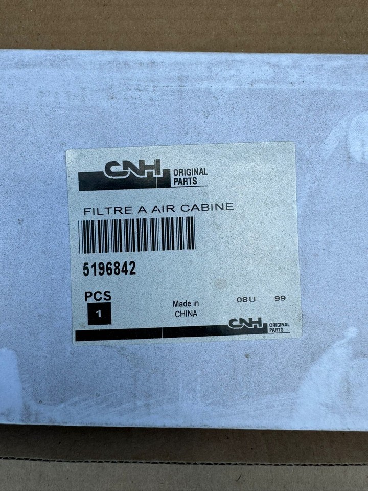 CNH New Holland Air Filter Cabin 5196842 | eBay