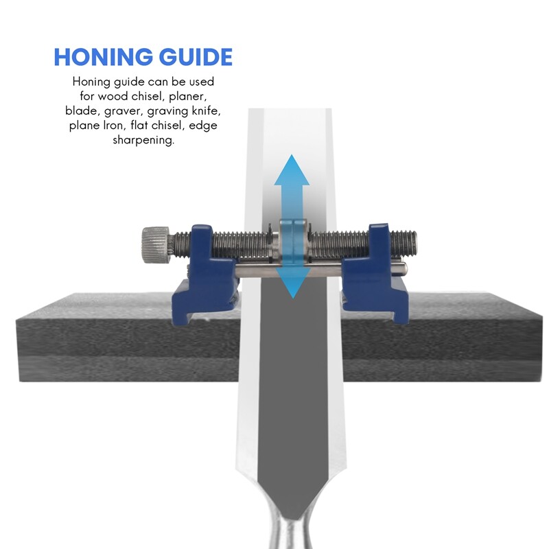 Chisel Honing Guide Jig Metal Angle Sharpener for Wood Chisel ...