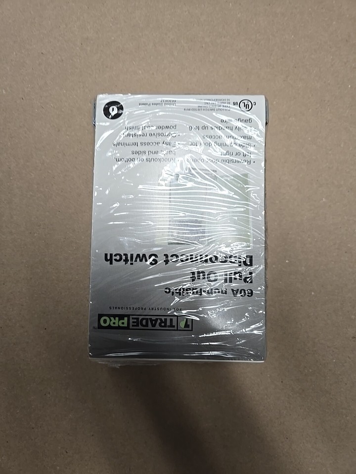 Trade Pro Ac Pull Out Disconnect Box Electrical 60A Non-fusible | eBay