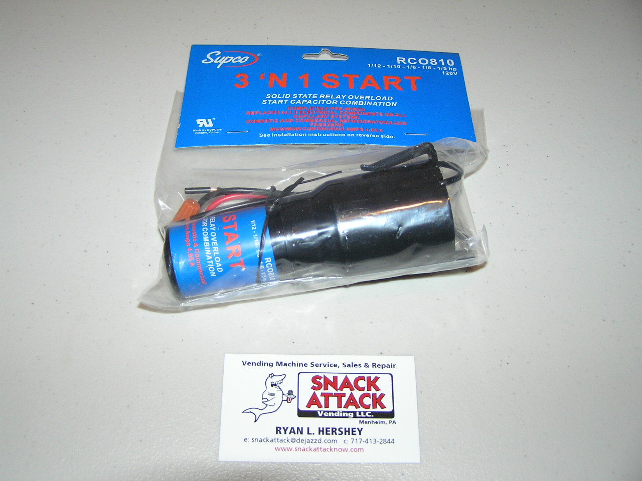 VM250, VM251, ANTARES & SEAGA -Compressor 3 n' 1 Start Capacitor, Relay ...