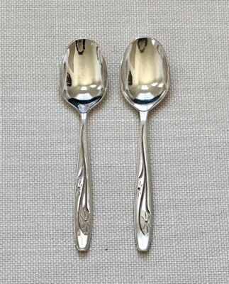 Rodd, Stardust,Set of 2 TABLESPOONS Serving Spoons, Silver Plated EPNS ...