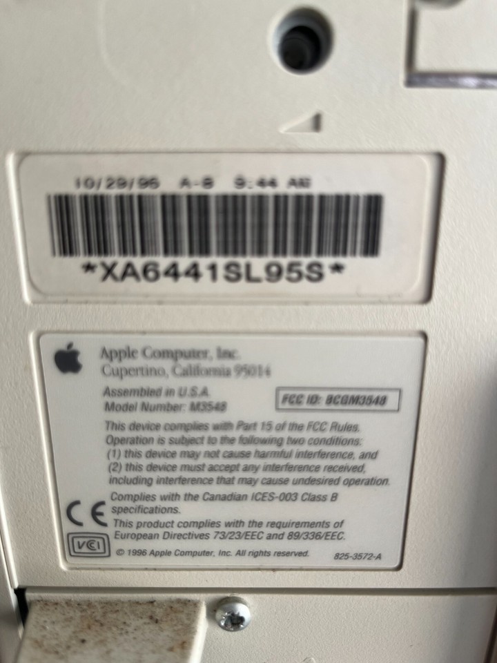 Working Apple PowerPC M3548 Mac Macintosh 225 MHz Desktop Computer | eBay