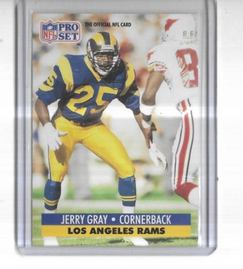 1991 Pro Set #201 Jerry Gray Los Angeles Rams | eBay