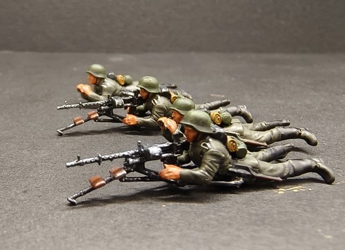 1/72 World War II German MG34 Heavy Machine Gun Group Soldier Model | eBay
