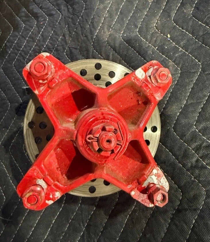 87-88 Yamaha YFM350X Warrior 350 / 87-98 Banshee OEM Front Wheel Hubs ...