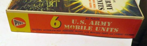 Vintage Pyro Plastics U.S. Army Mobil Unit Set #243 – 6 Vehicles NIB | eBay