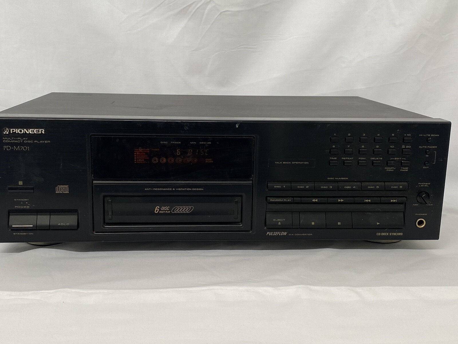 Pioneer 6 CD Compact Disc Multi Player Changer Pd-m701 for sale online ...