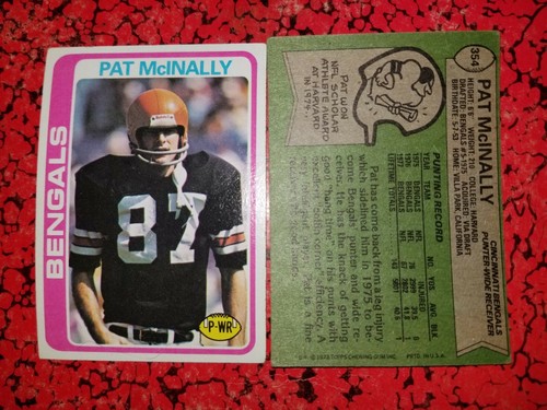 1978 Topps - #354 Pat McInally for sale online | eBay
