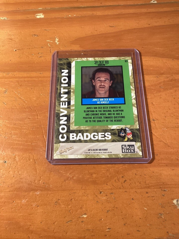 2023 Upper Deck Jay & Silent Bob Reboot Card 83 Gold Berzerker James ...