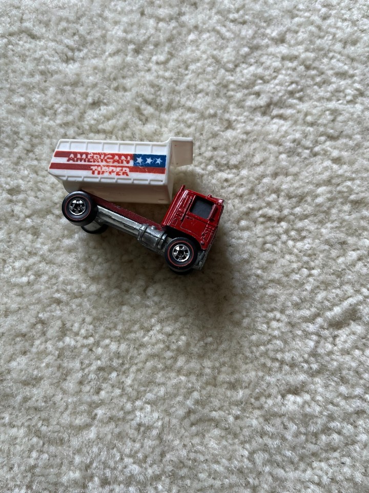 HOT WHEELS RED LINE AMERICAN TIPPER DUMP TRUCK | eBay