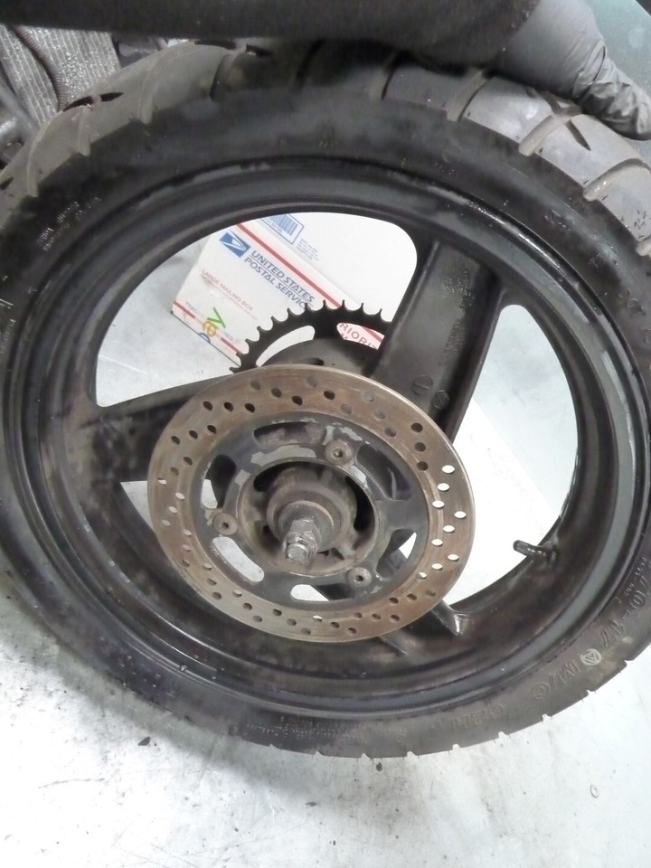 Rear wheel & tire EX500 Ninja 500R 93-07 Kawasaki # H20 | eBay
