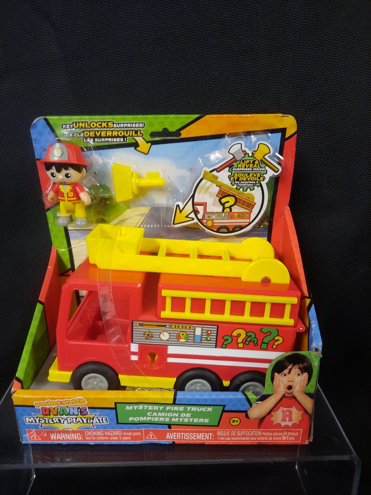 Ryan's World Ryan's Mystery Playdate Mystery Fire Truck Vehicle ...