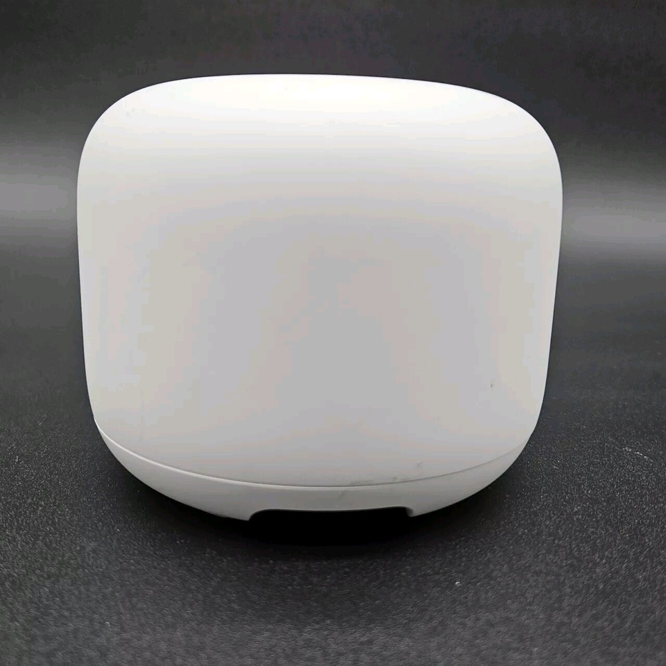 Google Nest WiFi Dual Band H2D Mesh Wifi Router w/ Power Cord White ...