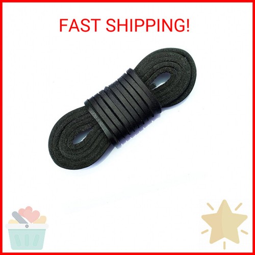LolliBeads (TM) 3mm Flat Genuine Leather Shoe Lace Strip Cord Braiding ...
