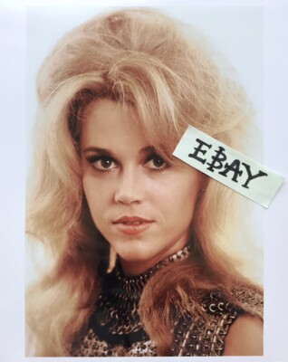 Cute JANE FONDA photo Portrait BARBARELLA Space Hair Eyes Female Woman ...