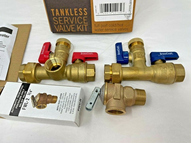 BrassCraft Tankless Service Valve Kit 3/4in IPS - TWV30RX for sale ...