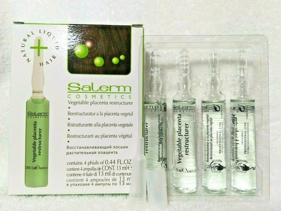 Salerm Vegetable Placenta Restructurer -4 phials of 0.44 oz/13ml | eBay