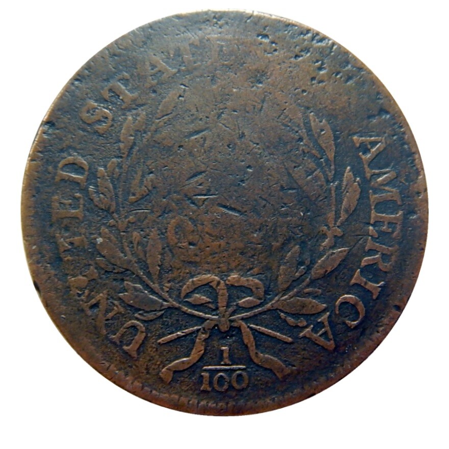 Large cent/penny 1798 Sheldon 155 reverse of 1796 nice | eBay