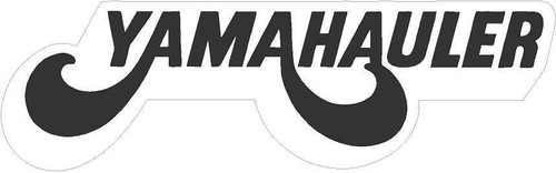 #5233 (1) 6" Yamahauler Yamaha Motorcycle Decal Sticker Laminated BW | eBay