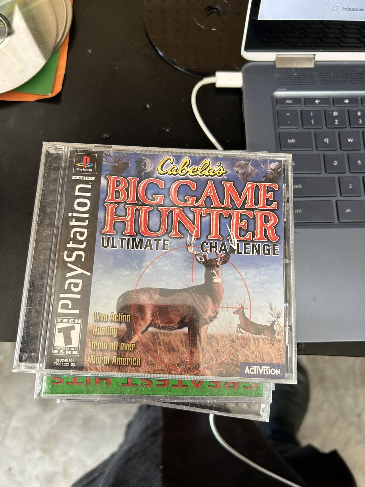 Cabela's Big Game Hunter Ultimate Challenge Playstation 1 PS1 Complete ...