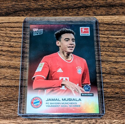 2020 Topps Now Bundesliga Jamal Musiala Rookie RC FC Bayern #6 PR /5104 ...